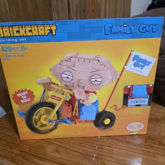 brickcraft | Toys | New Brickcraft Family Guy Stewie On Bike Building ...
